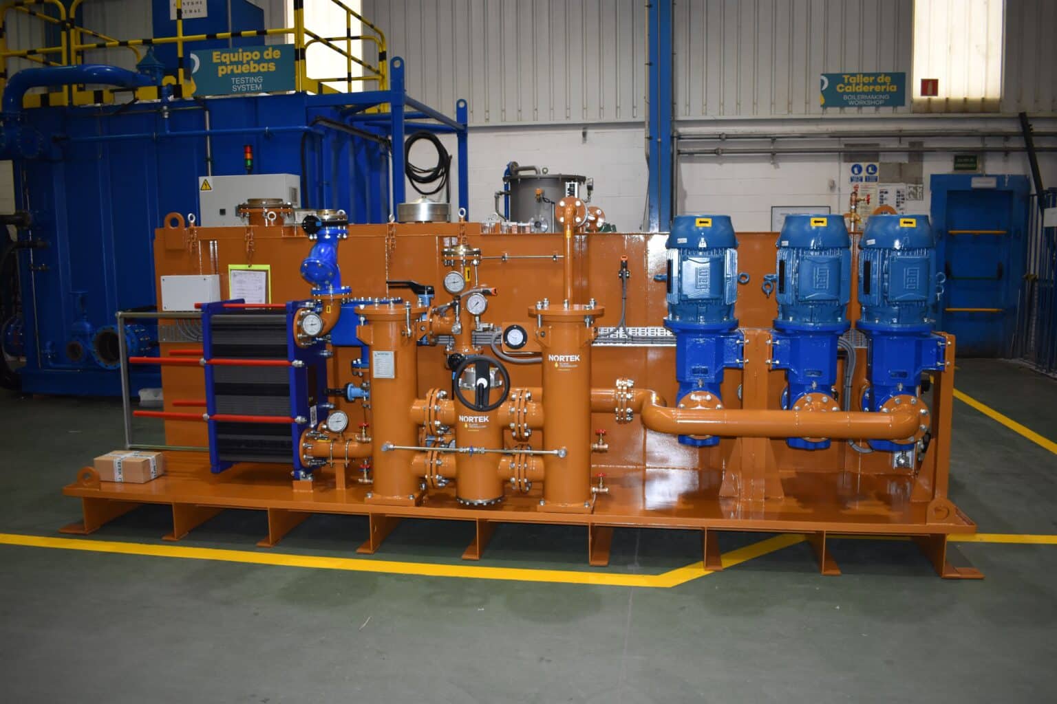 Oil circulation systems for hidrostatic lubrication - Nortek