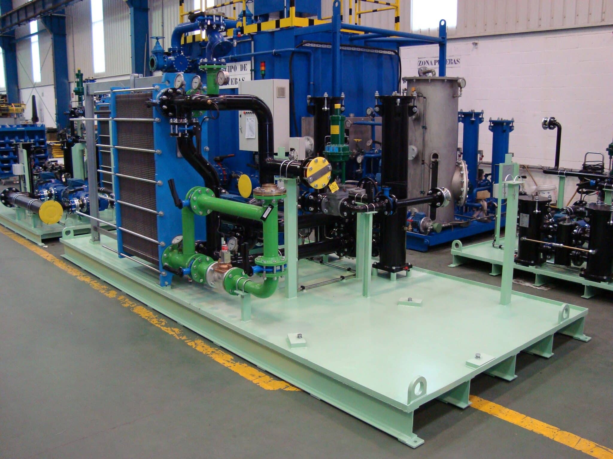 Oil circulation systems for hidrostatic lubrication - Nortek